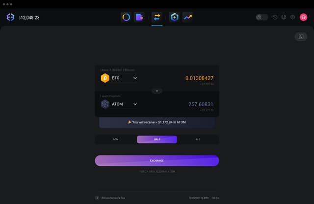 Secure Desktop Crypto Wallet for Windows, Mac & Linux