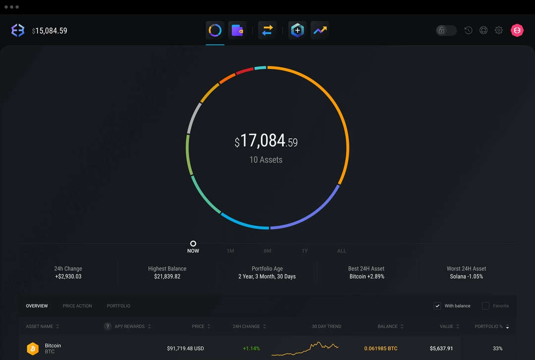 Secure Desktop Crypto Wallet for Windows, Mac & Linux